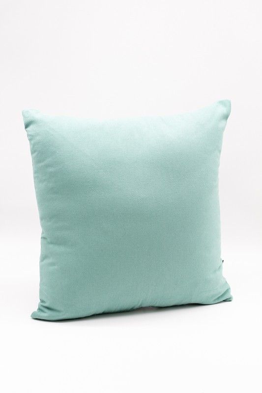 Cojín colección NATURAL en color Verde Turquesa 45x45cm LIN-4 Ohmyflor ...