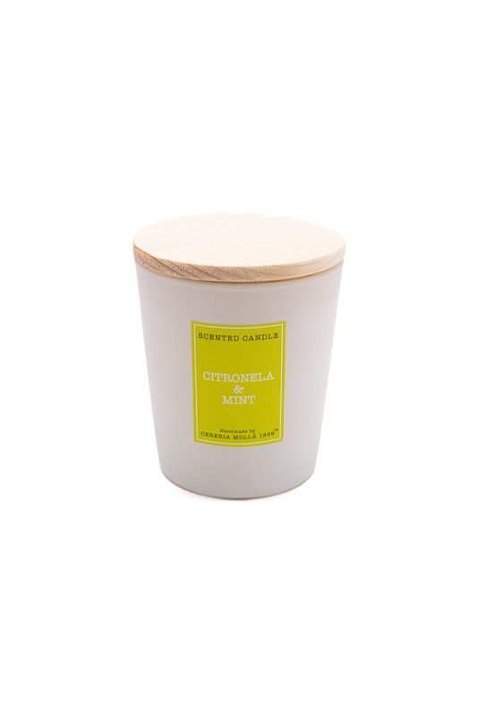 Vela cónica de Citronela y mint (menta), Colección summer. Tienda ...
